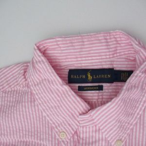 Polo Ralph Lauren | Shirts | Ralph Lauren Ss Seersucker Button Down Shirt New | Poshmark